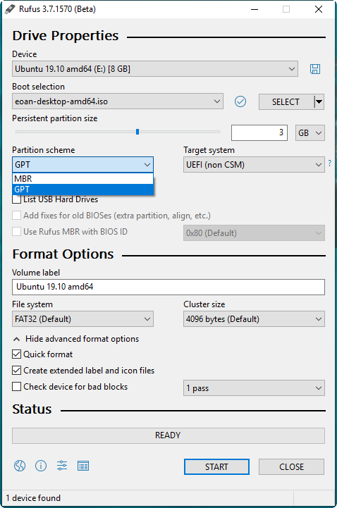 Rufus ubuntu - miracleres
